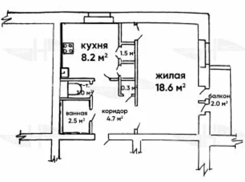 1 room apartment for sale in Aliachnovicki sielski Saviet, Belarus for ...